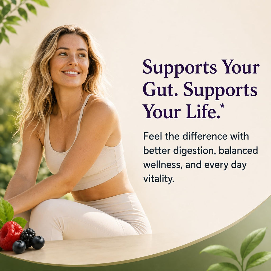 tasty gummies for balanced gut flora