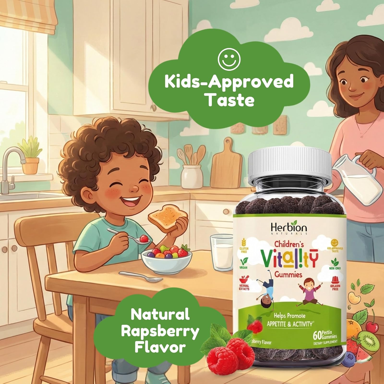 tasty gummies for children's nutrition