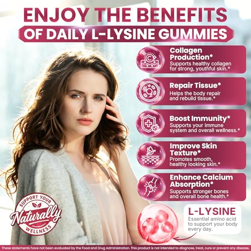 Tasty gummies for daily L-Lysine intake