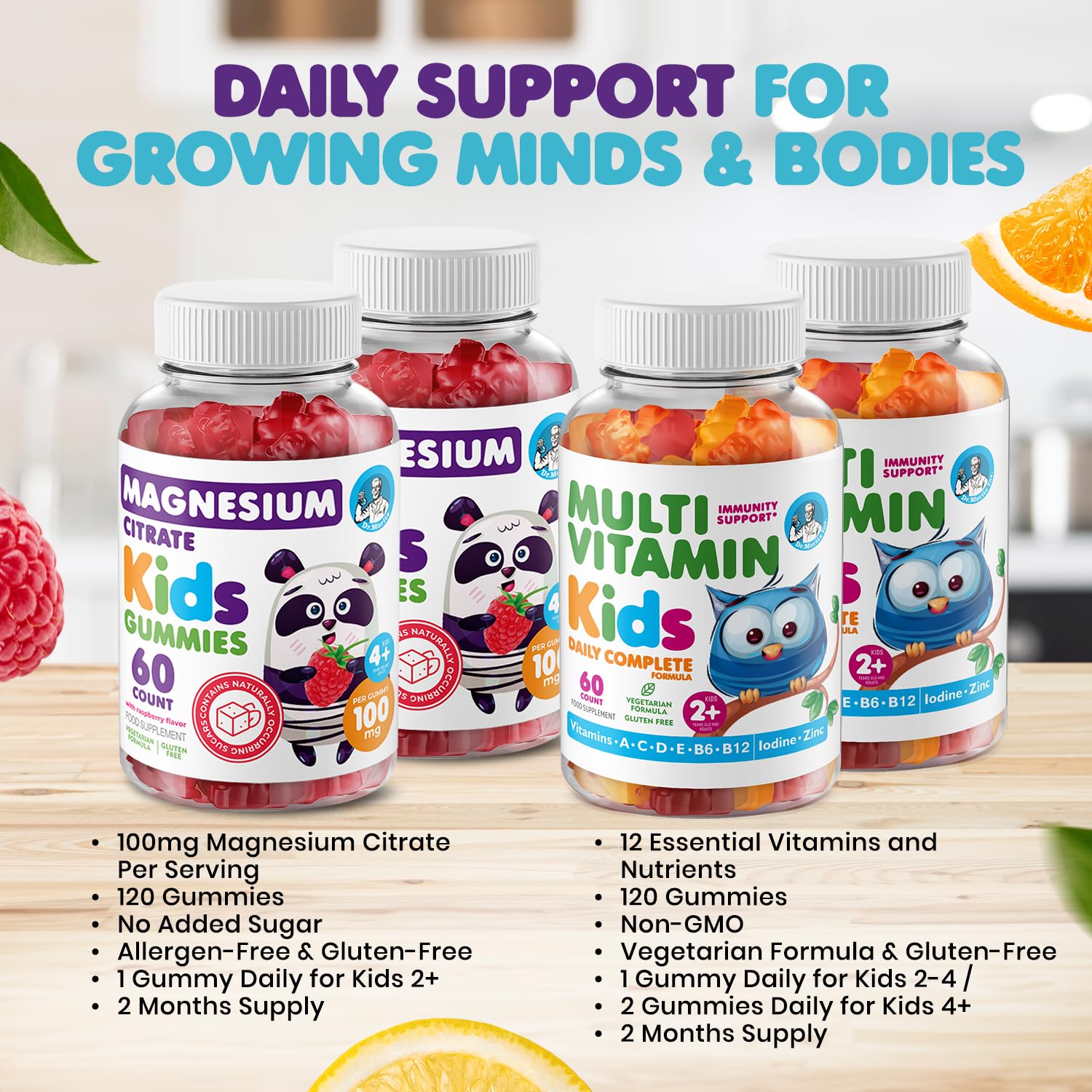 Tasty gummies for daily nutrition