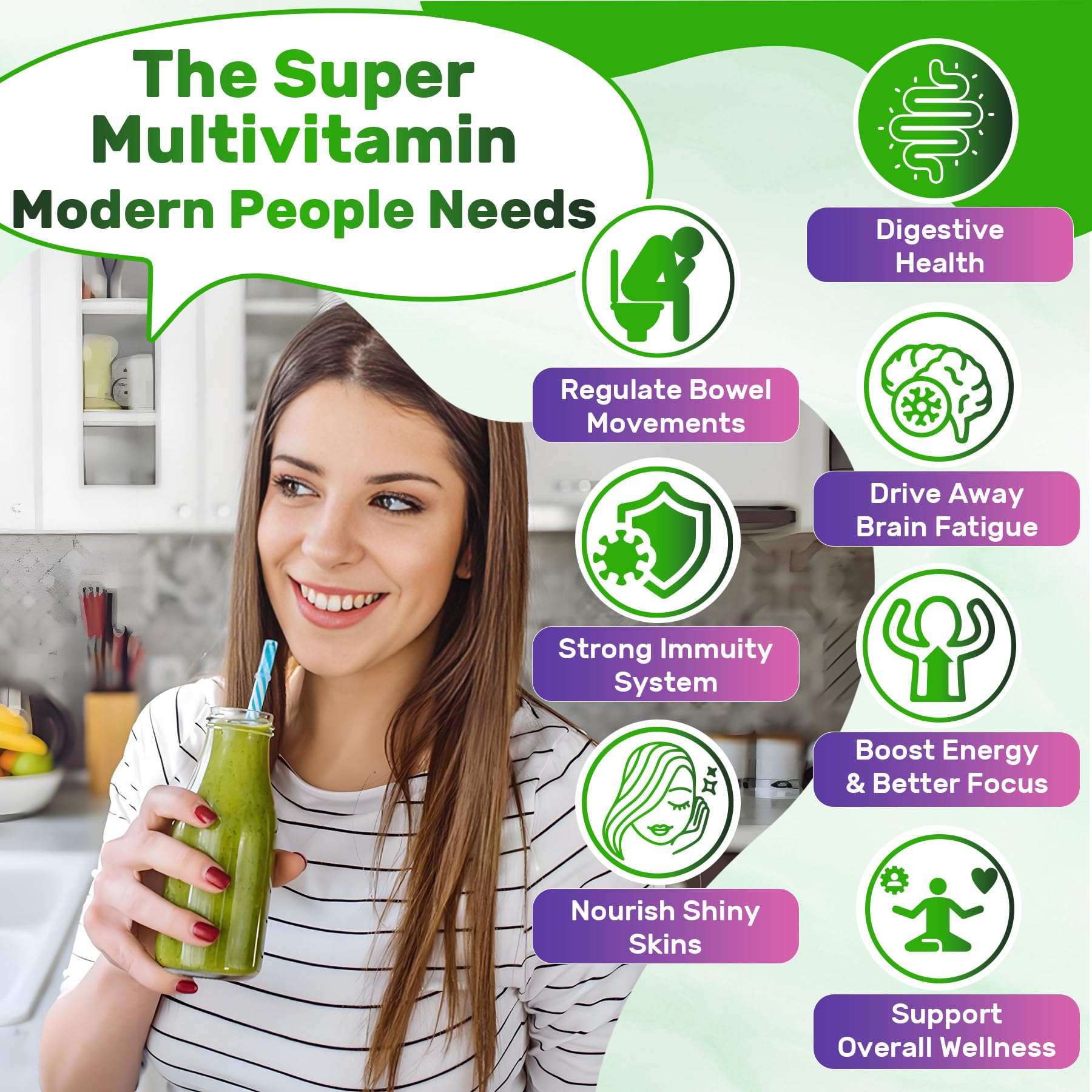 Tasty gummies for enhanced vitality
