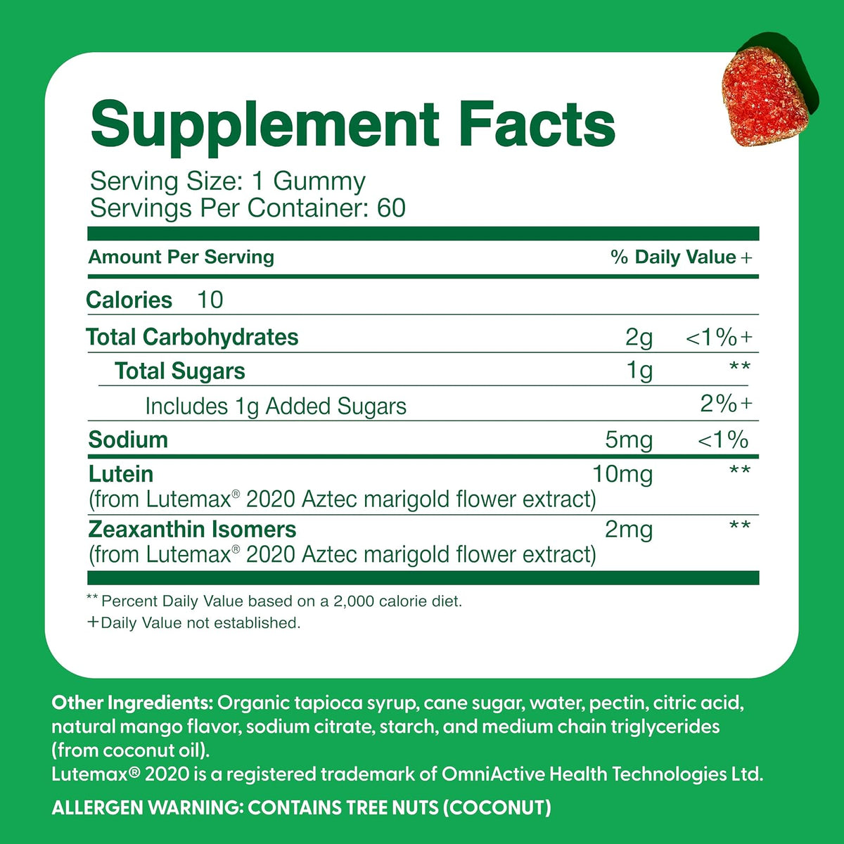 tasty gummies for eye care