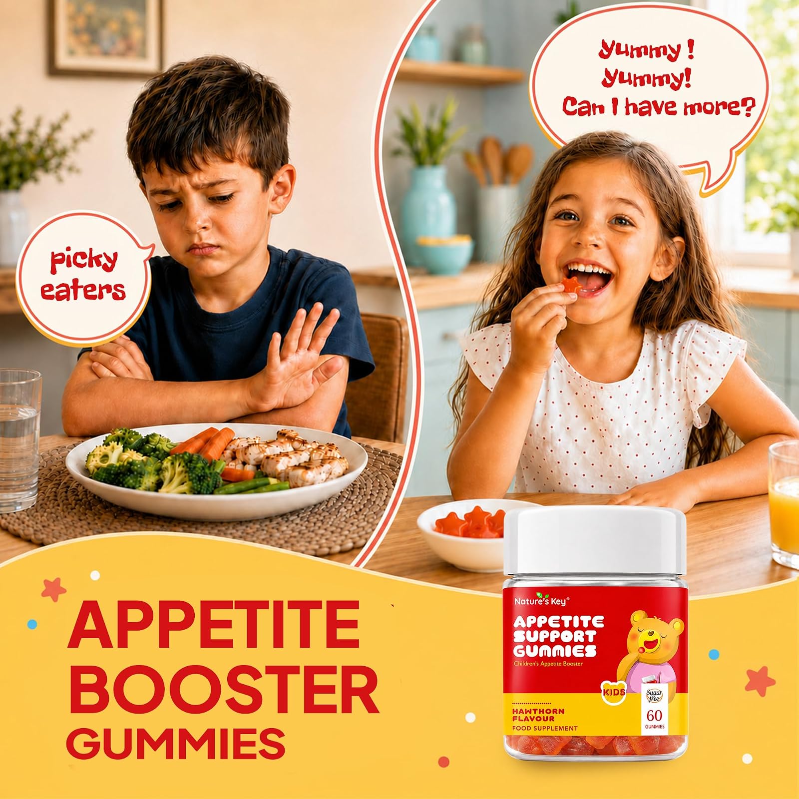 tasty gummies for kids' appetite