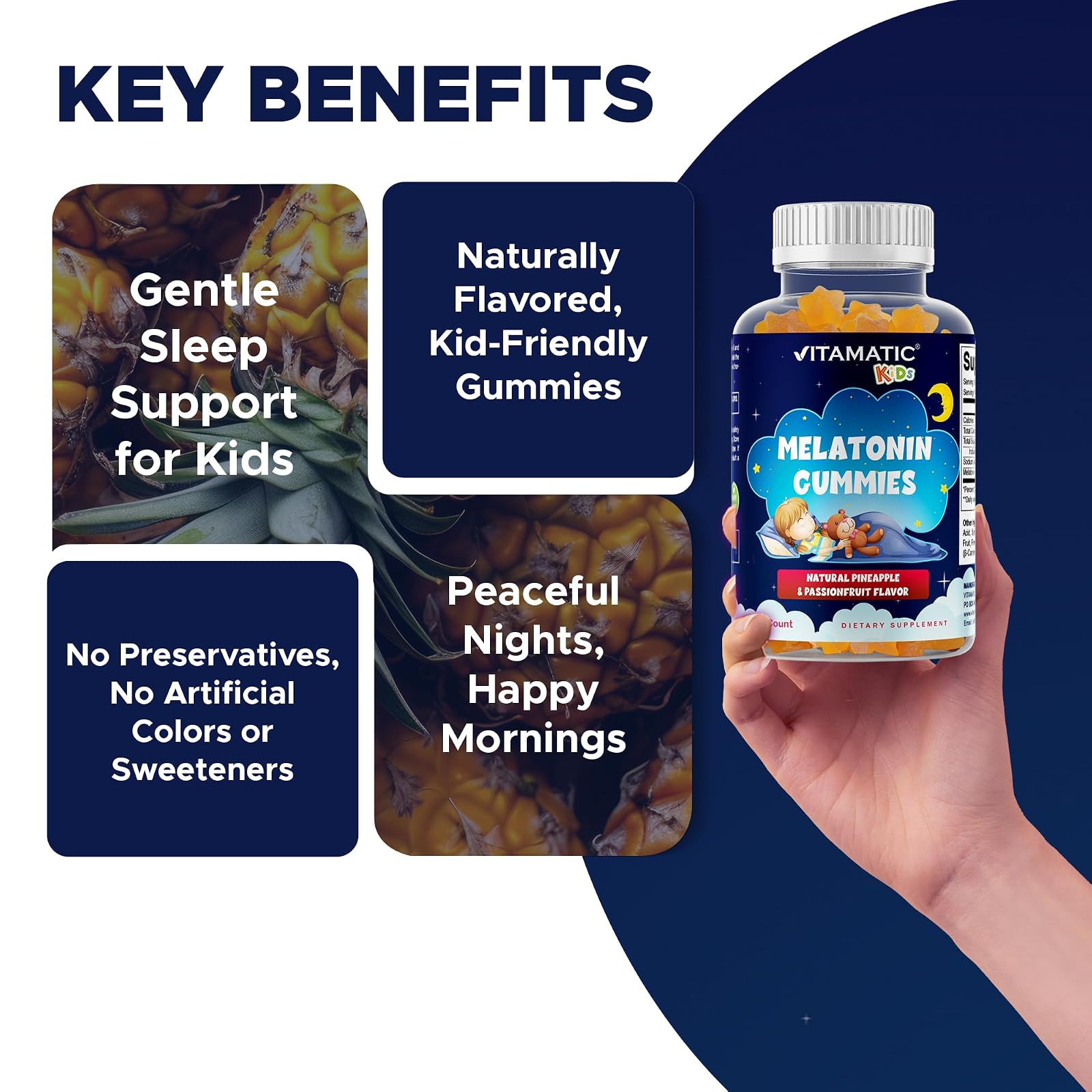 tasty gummies for kids' bedtime