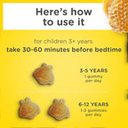 Tasty gummies for kids' sleep support