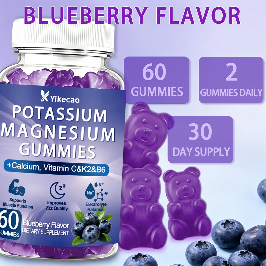 tasty gummies for potassium and magnesium