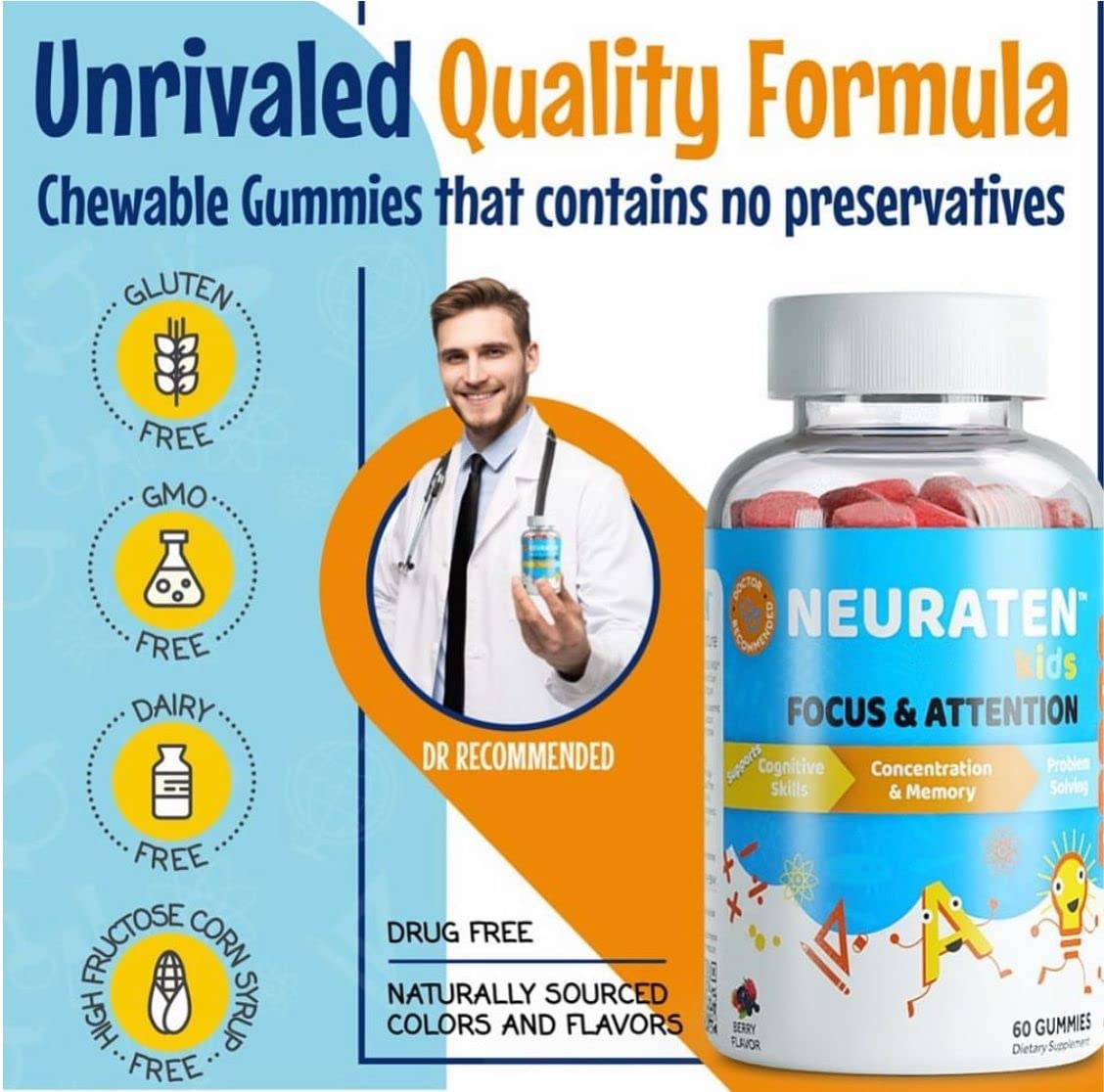 tasty gummies to enhance learning