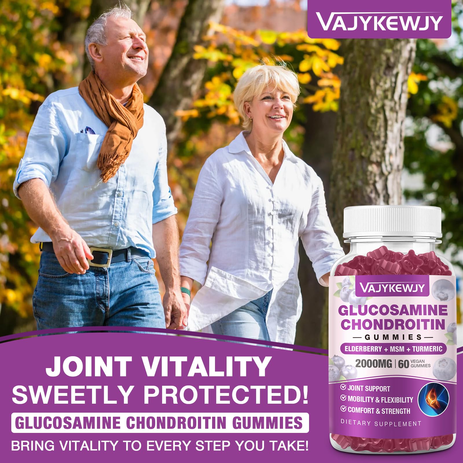 tasty gummies with glucosamine chondroitin