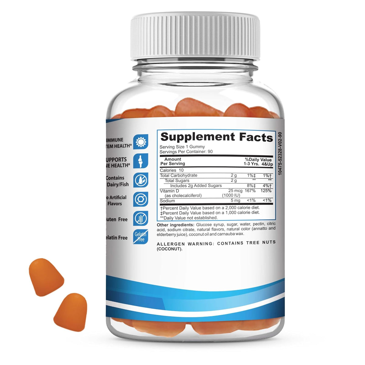 tasty gummy vitamin D for kids