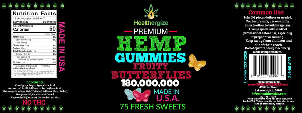 tasty hemp gummies for a balanced diet