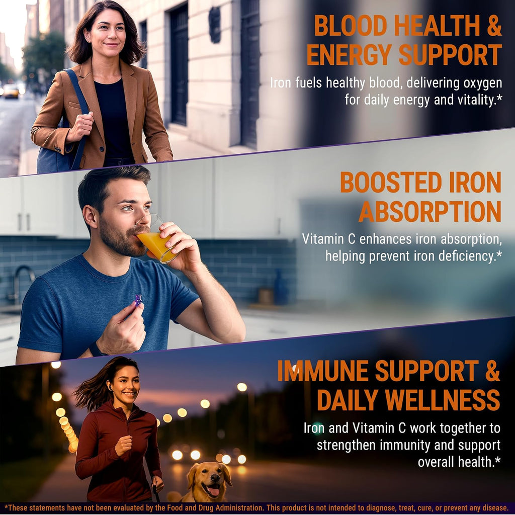 tasty iron gummies for adults
