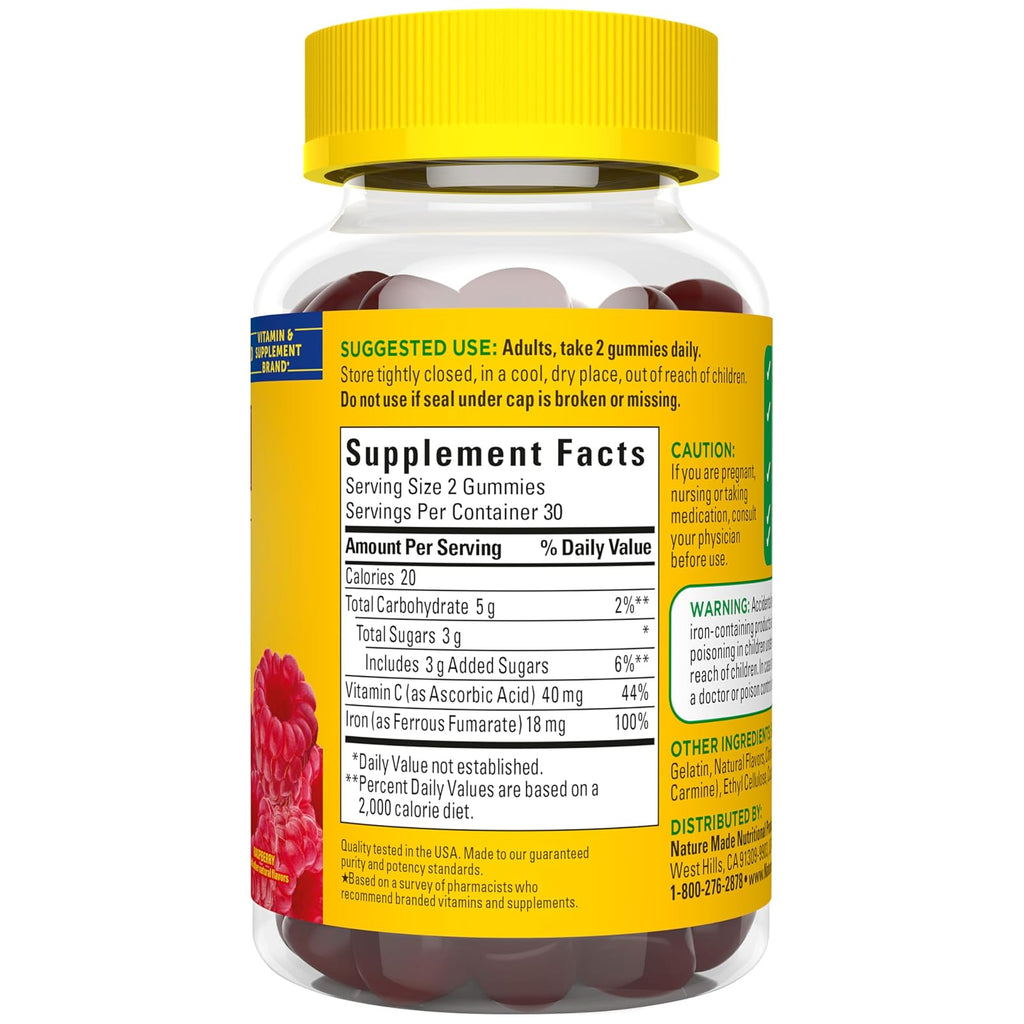 tasty iron gummies for nutritional boost