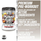 tasty Island Punch pre-workout mix