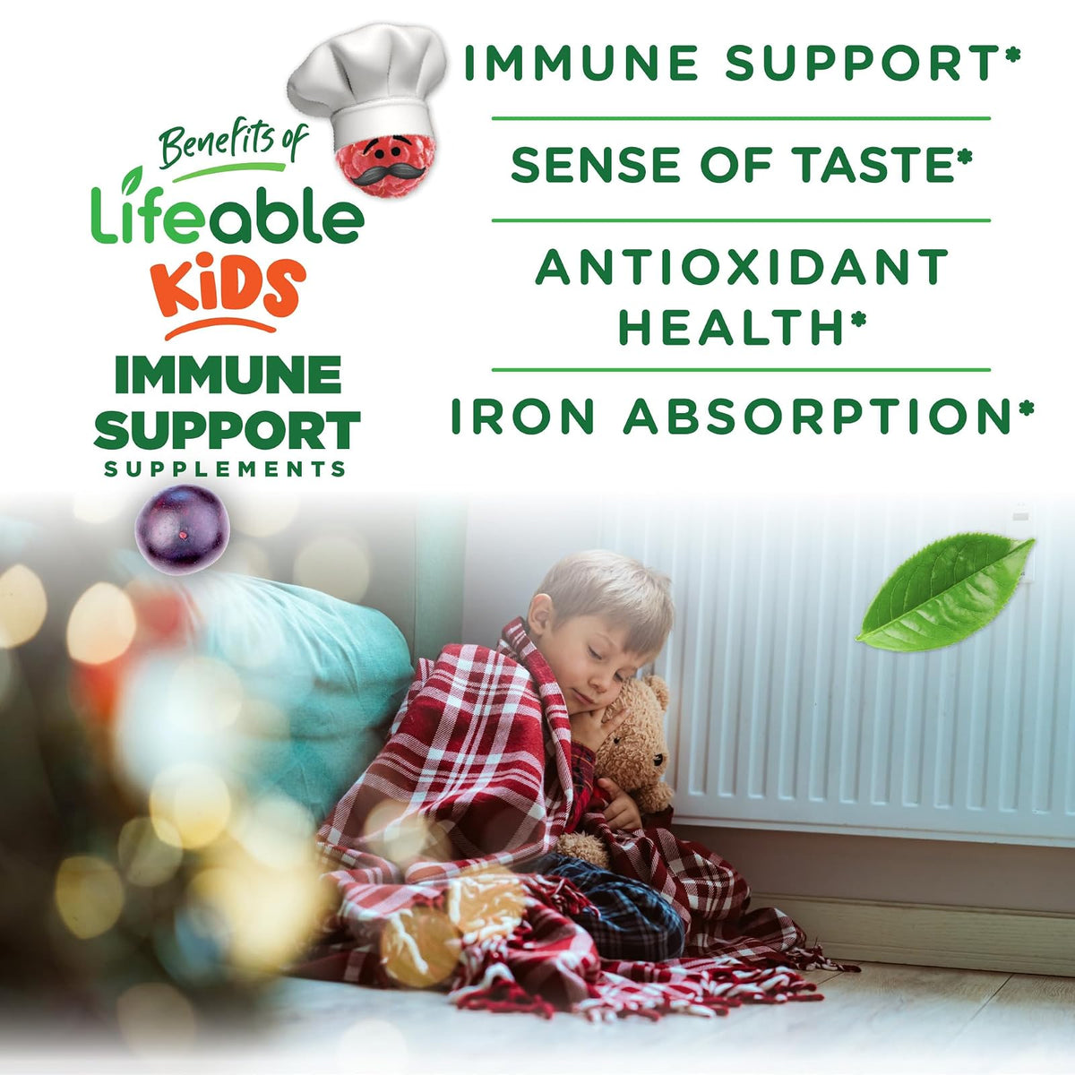 Tasty kids gummies for everyday health