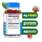tasty kids gummies with 4g fiber
