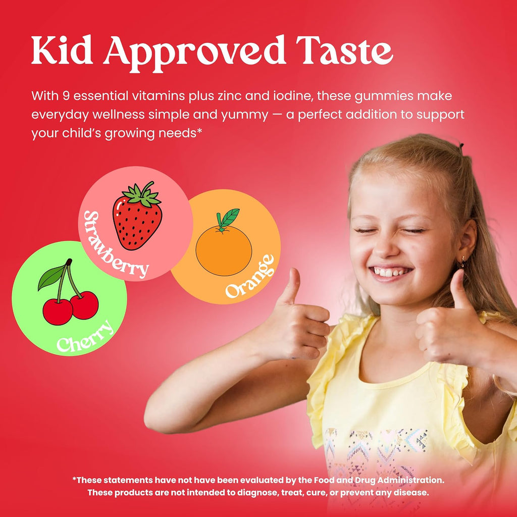 tasty kids multivitamin gummy supplement