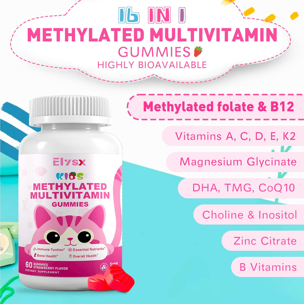 tasty kids multivitamins with methylation