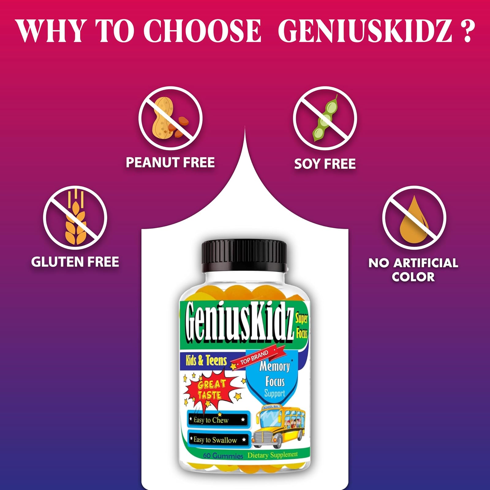 Tasty kids vitamins packed with Omega 3
