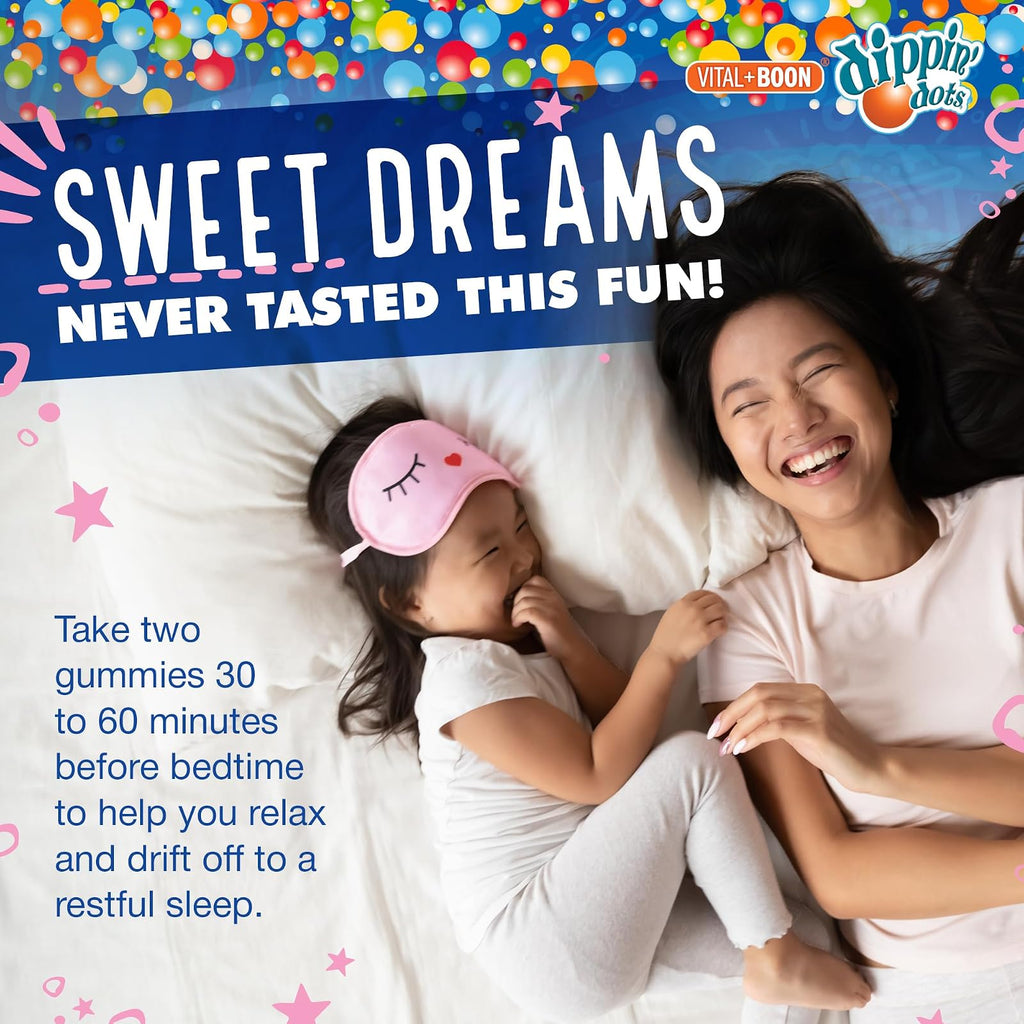 Tasty kids vitamins with melatonin