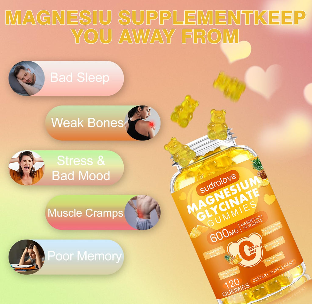 tasty magnesium glycinate gummies for stress relief