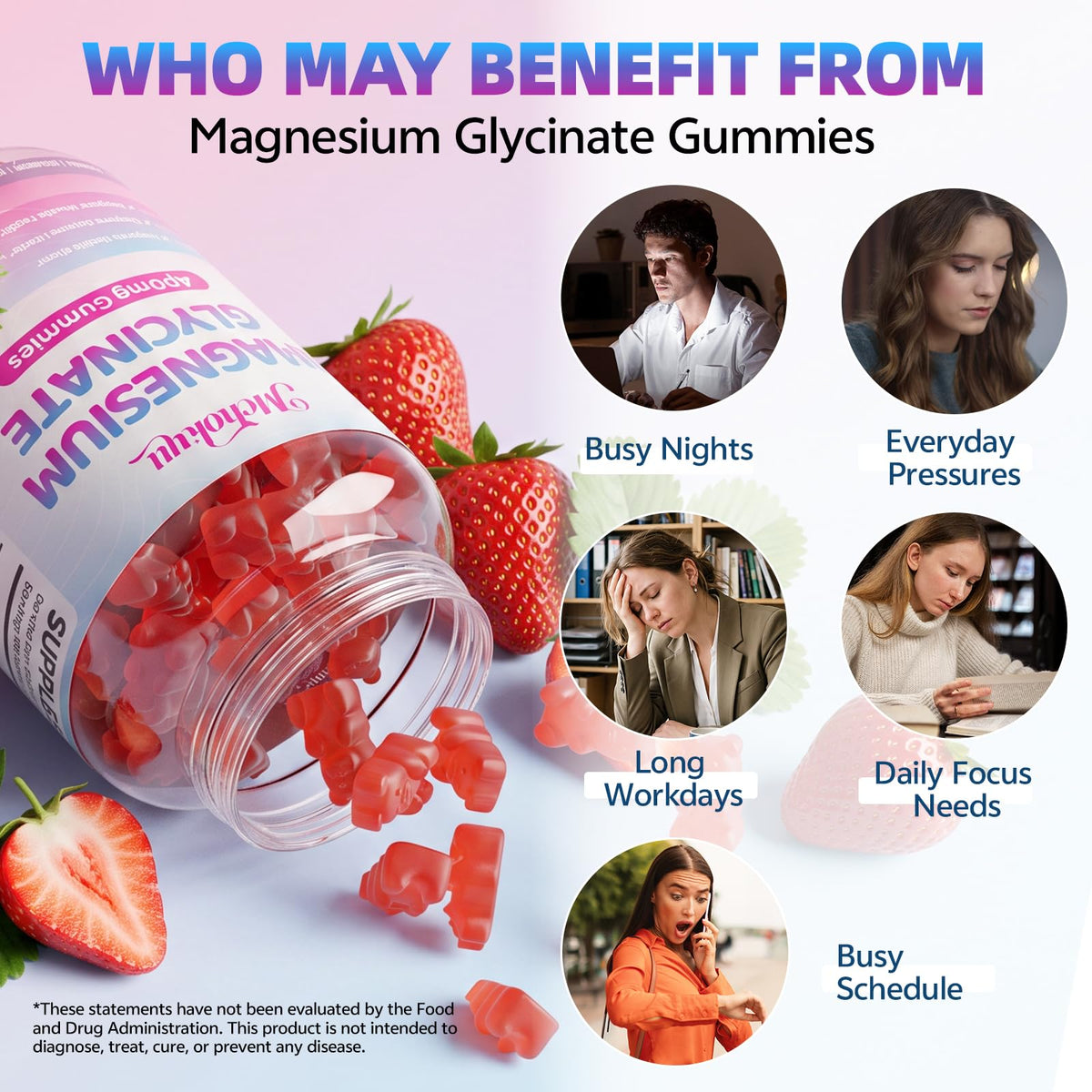 tasty magnesium glycinate gummies for stress relief
