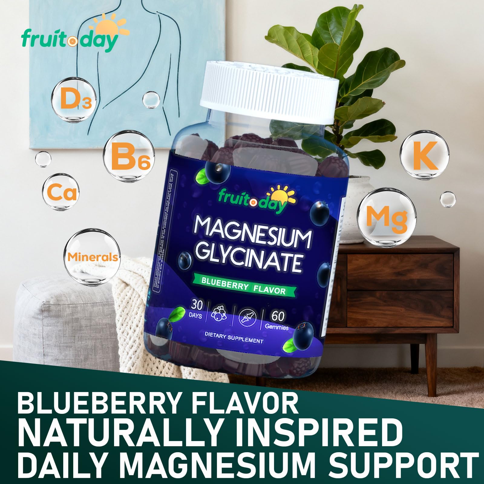 Tasty magnesium gummies for adults