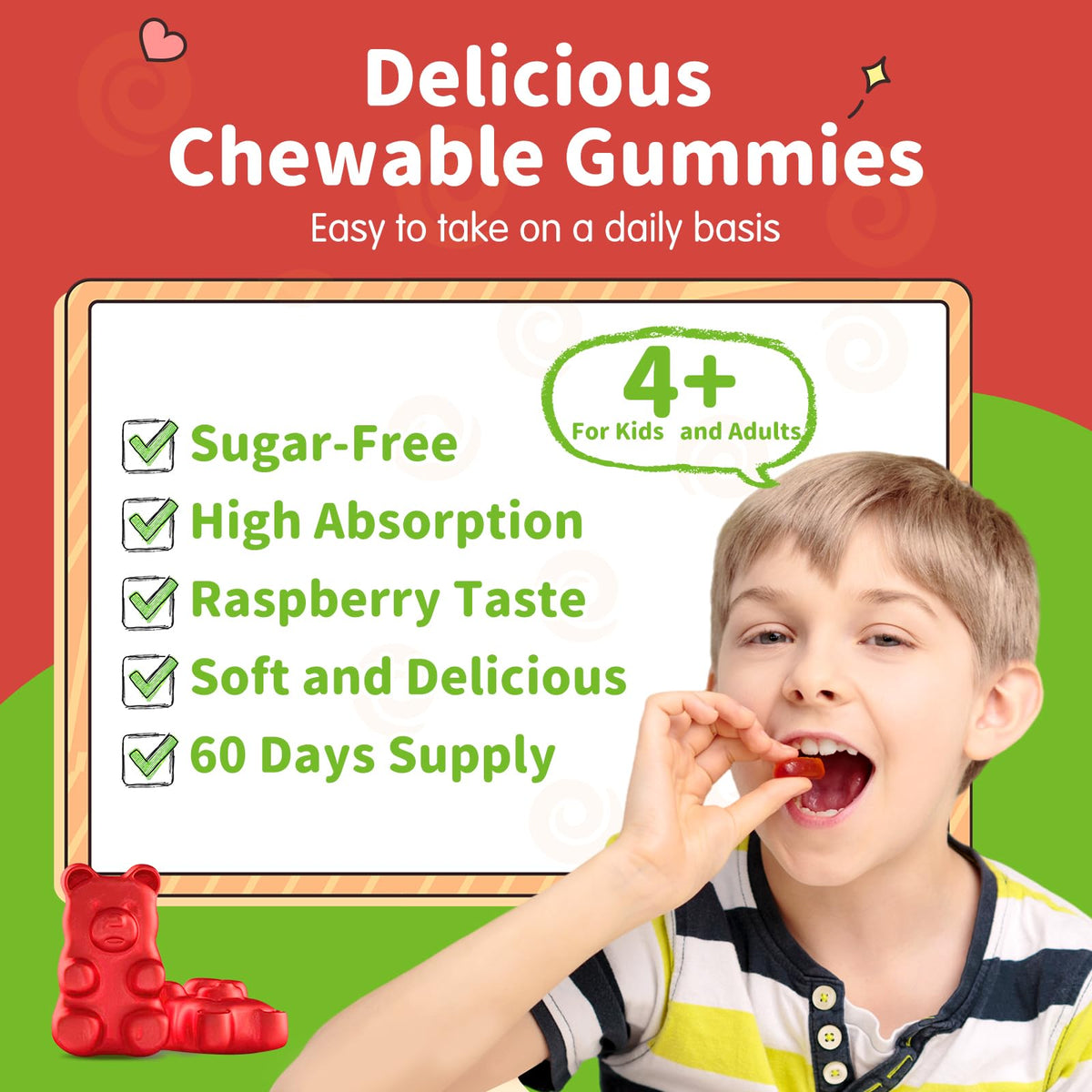 tasty magnesium gummies for children