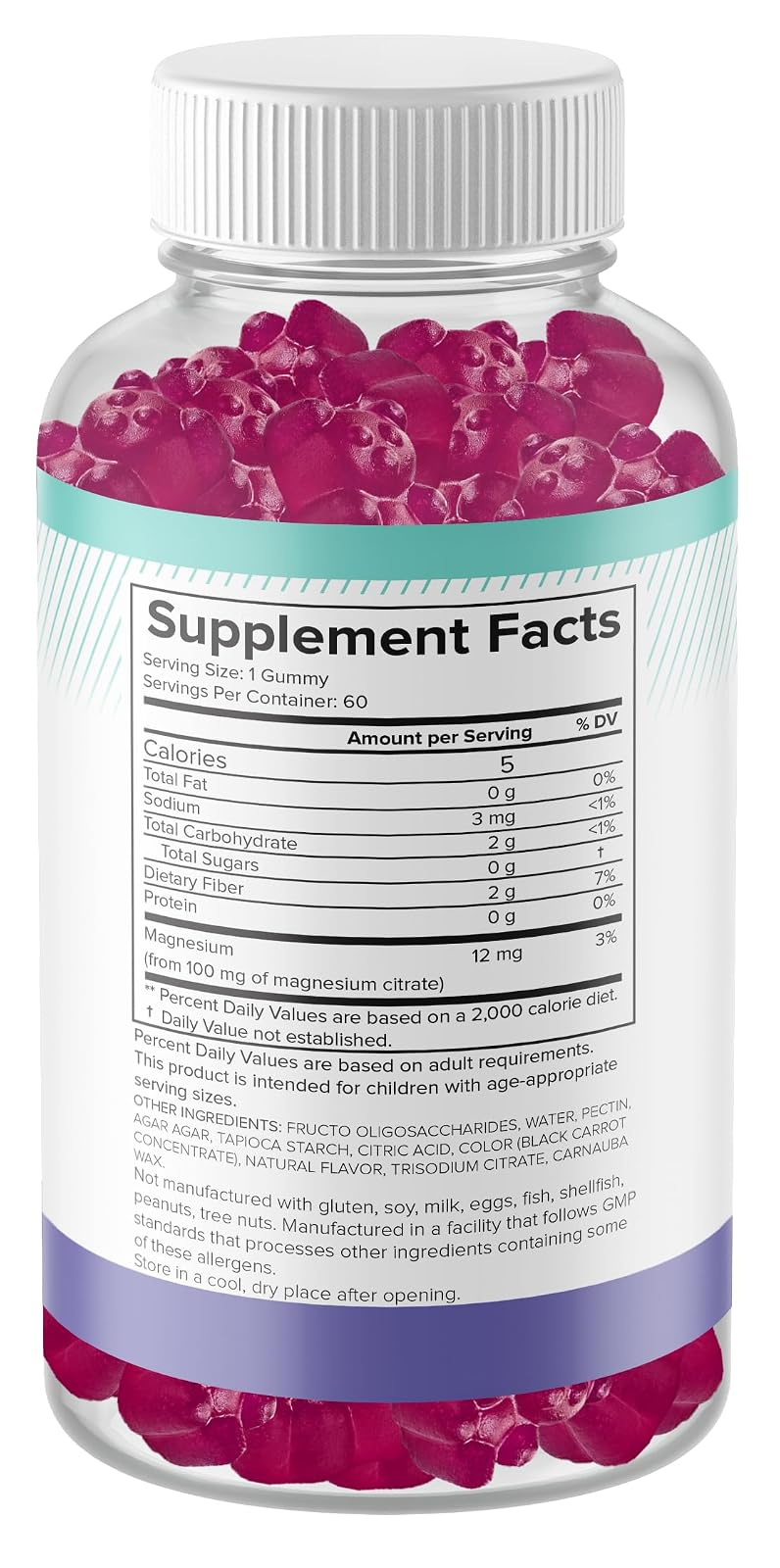 Tasty magnesium gummies for children