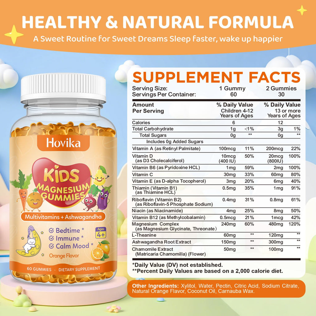 tasty magnesium gummies for children
