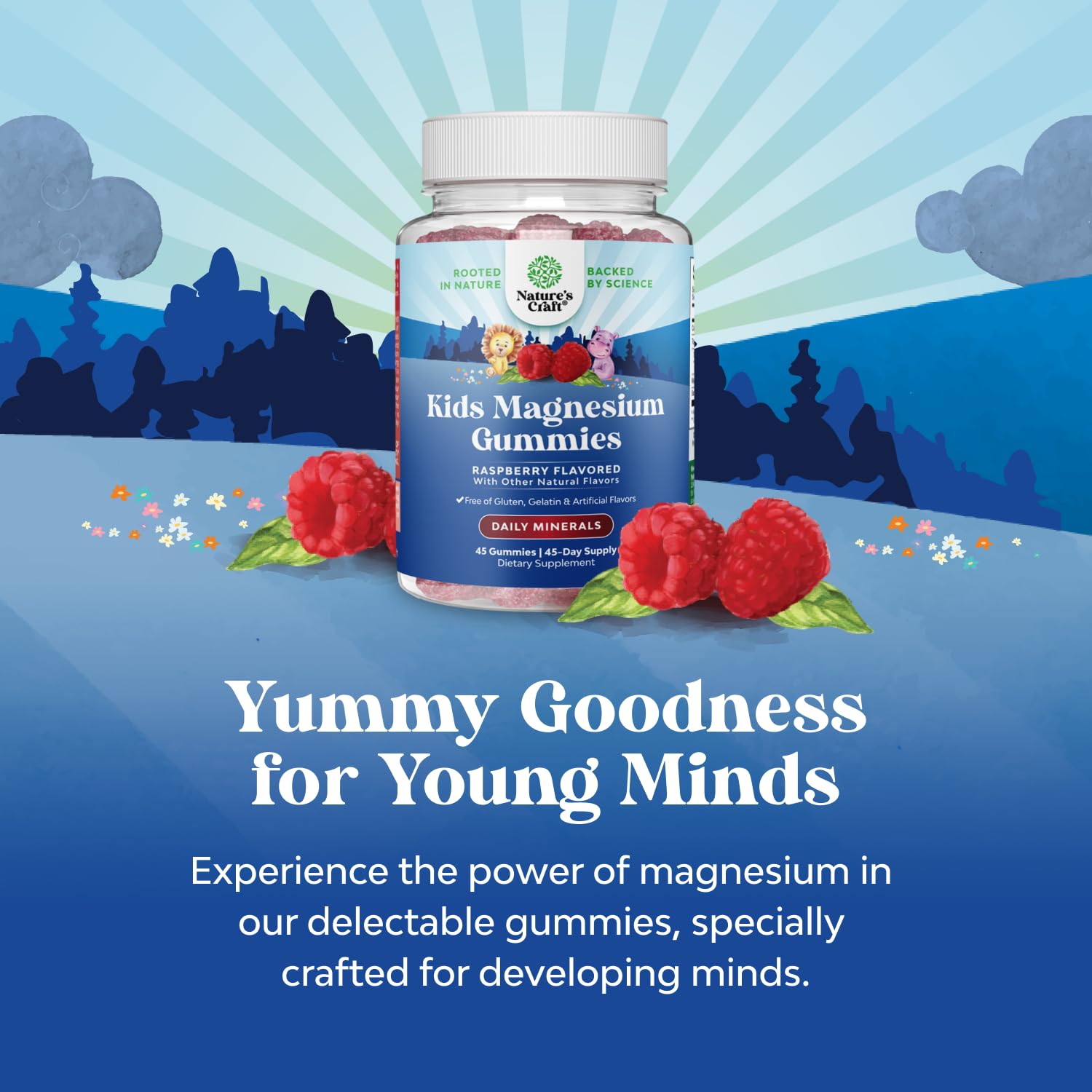 Tasty magnesium gummies for children