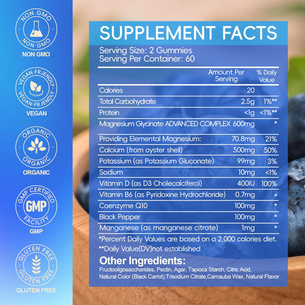 tasty magnesium gummies for daily health