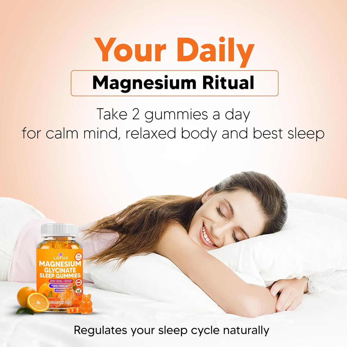 Tasty magnesium gummies for daily wellness