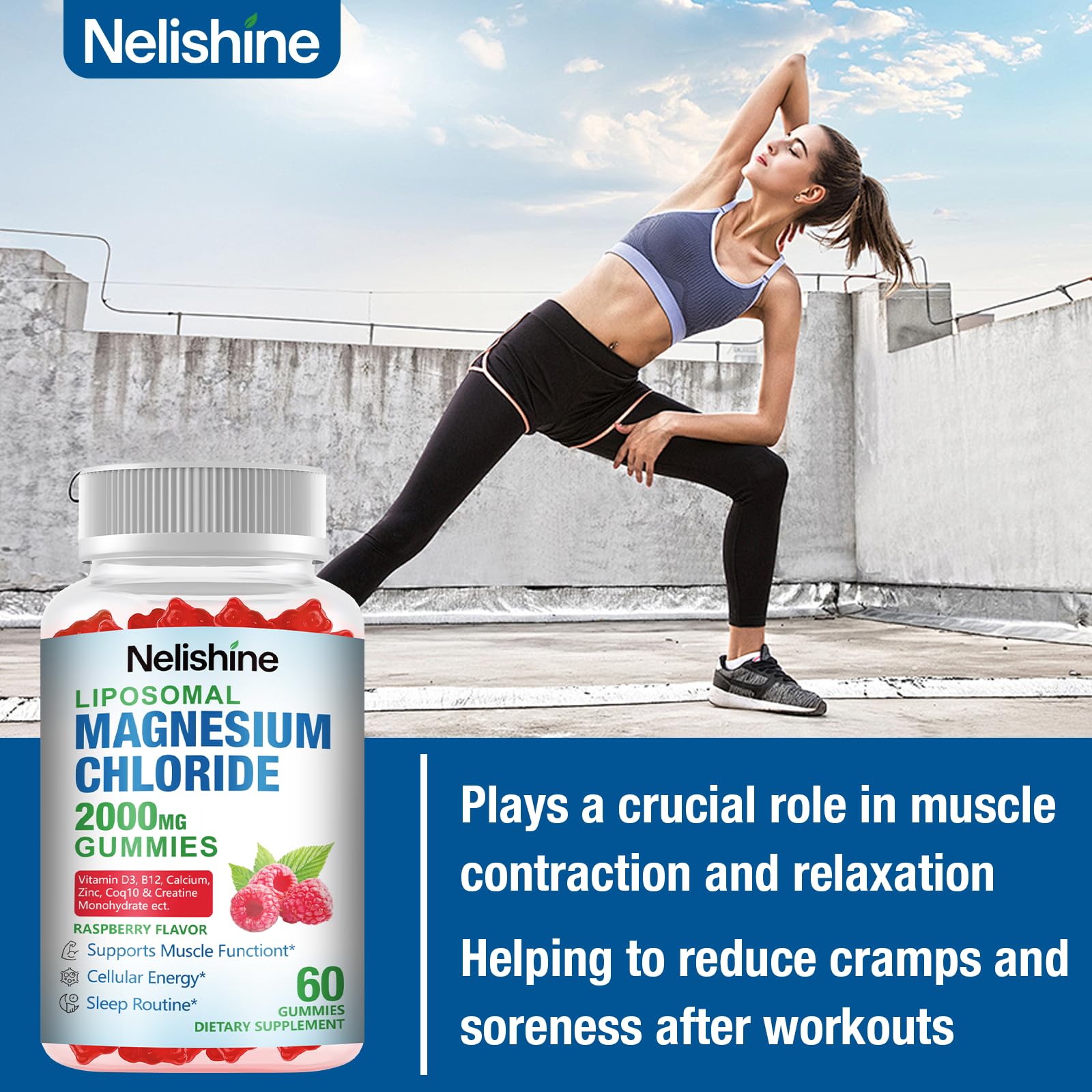 Tasty magnesium gummies for daily wellness