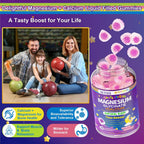 Tasty magnesium gummies for improved sleep quality