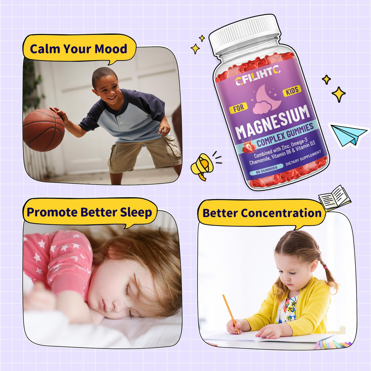 Tasty magnesium supplement for kids
