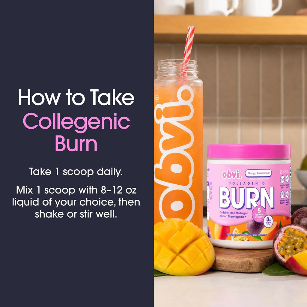 tasty mango passionfruit collagen drink mix