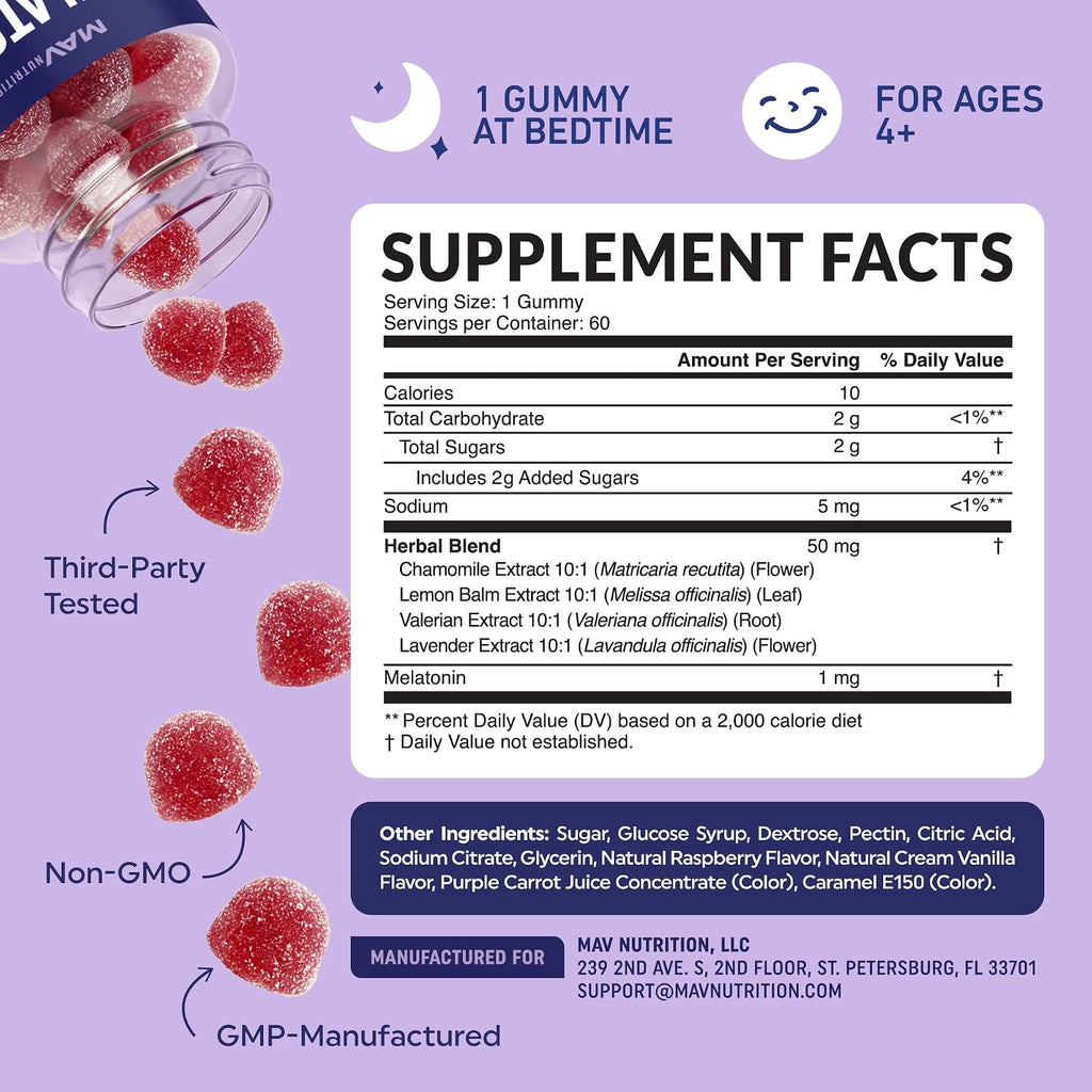 tasty melatonin gummies for kids
