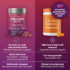 Tasty mixed berry creatine supplement