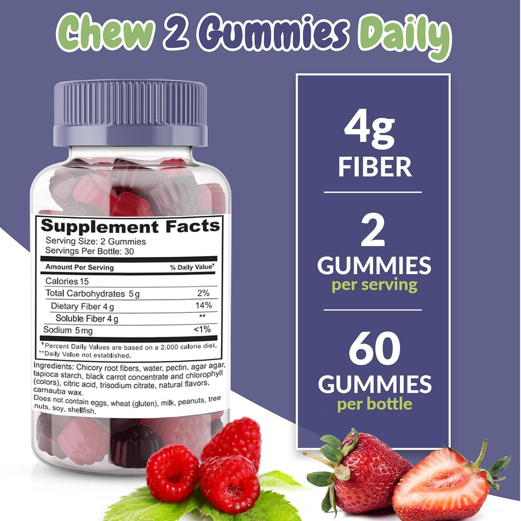 Tasty mixed berry prebiotic treats