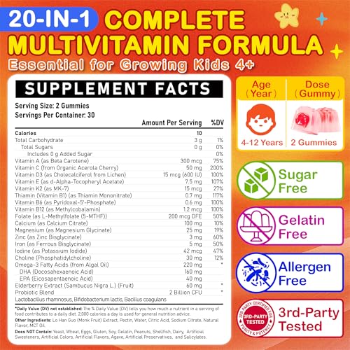 tasty multivitamin gummies for children