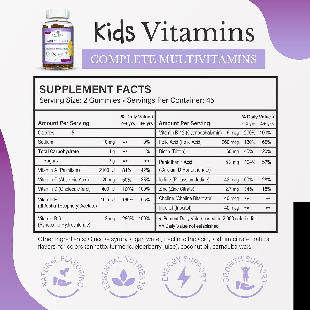 tasty multivitamins for children's health