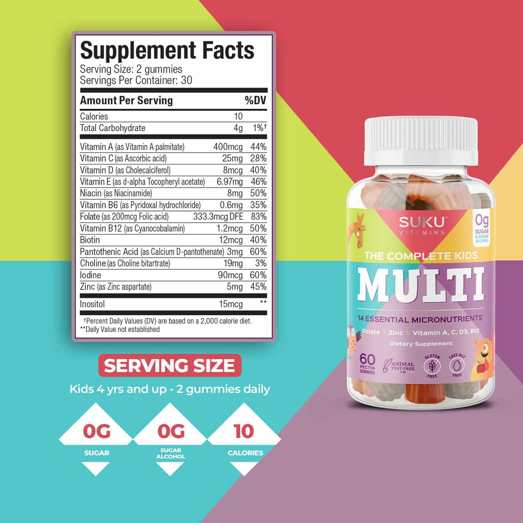 Tasty multivitamins for children