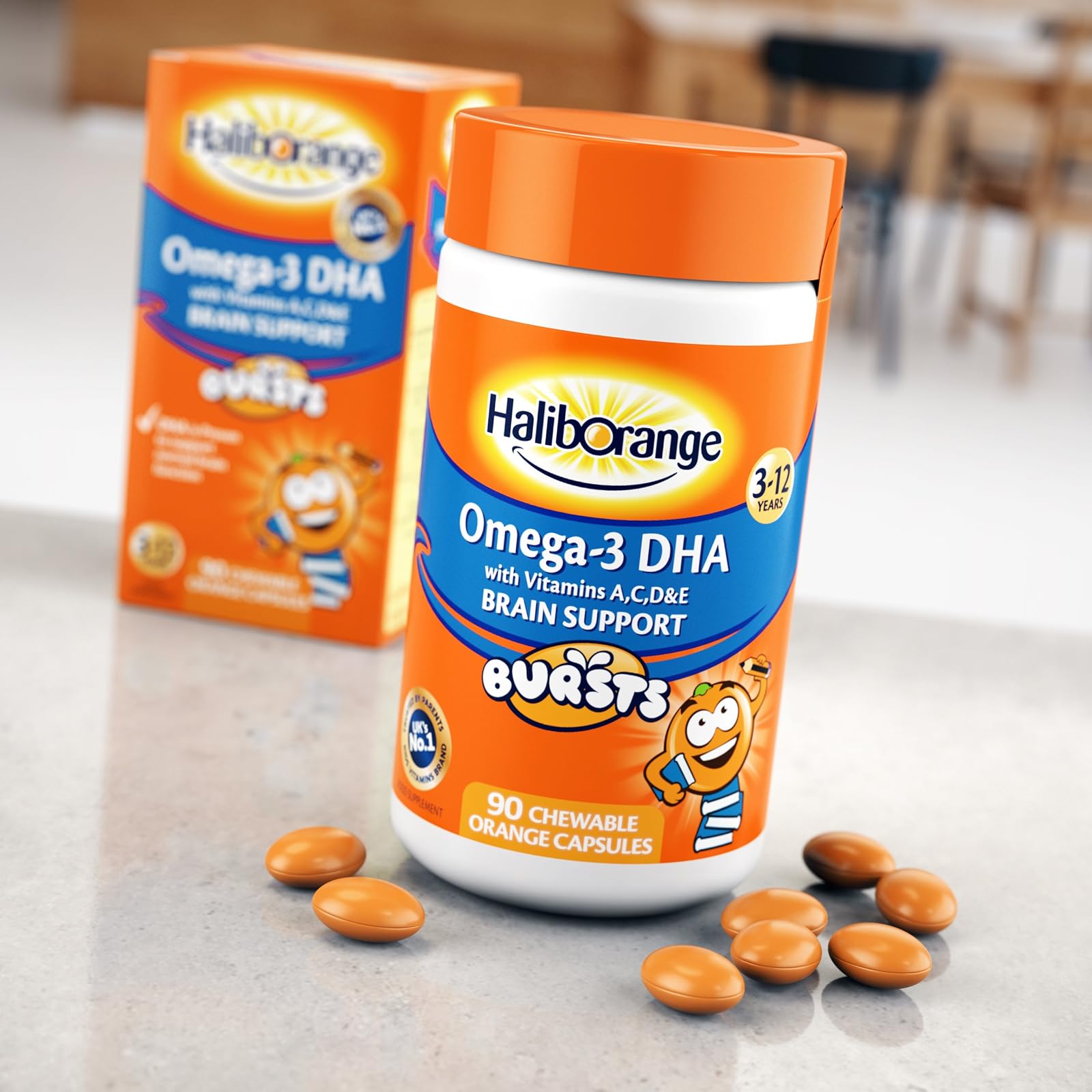 tasty omega-3 capsules for children