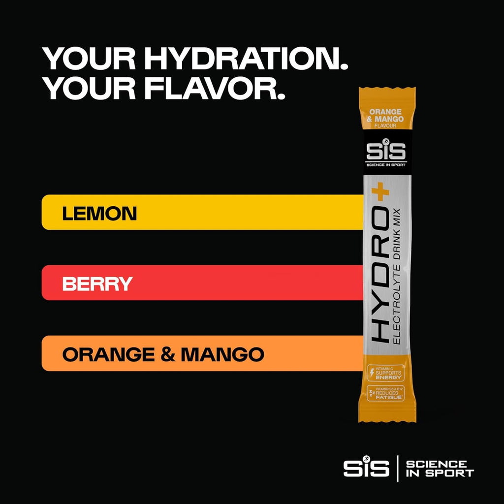 tasty orange mango electrolyte drink