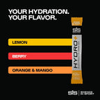 tasty orange mango electrolyte drink