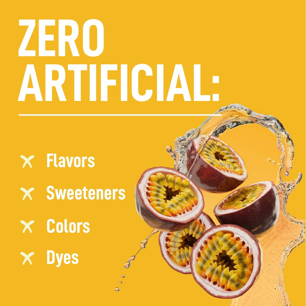 Tasty passionfruit electrolyte powder mix