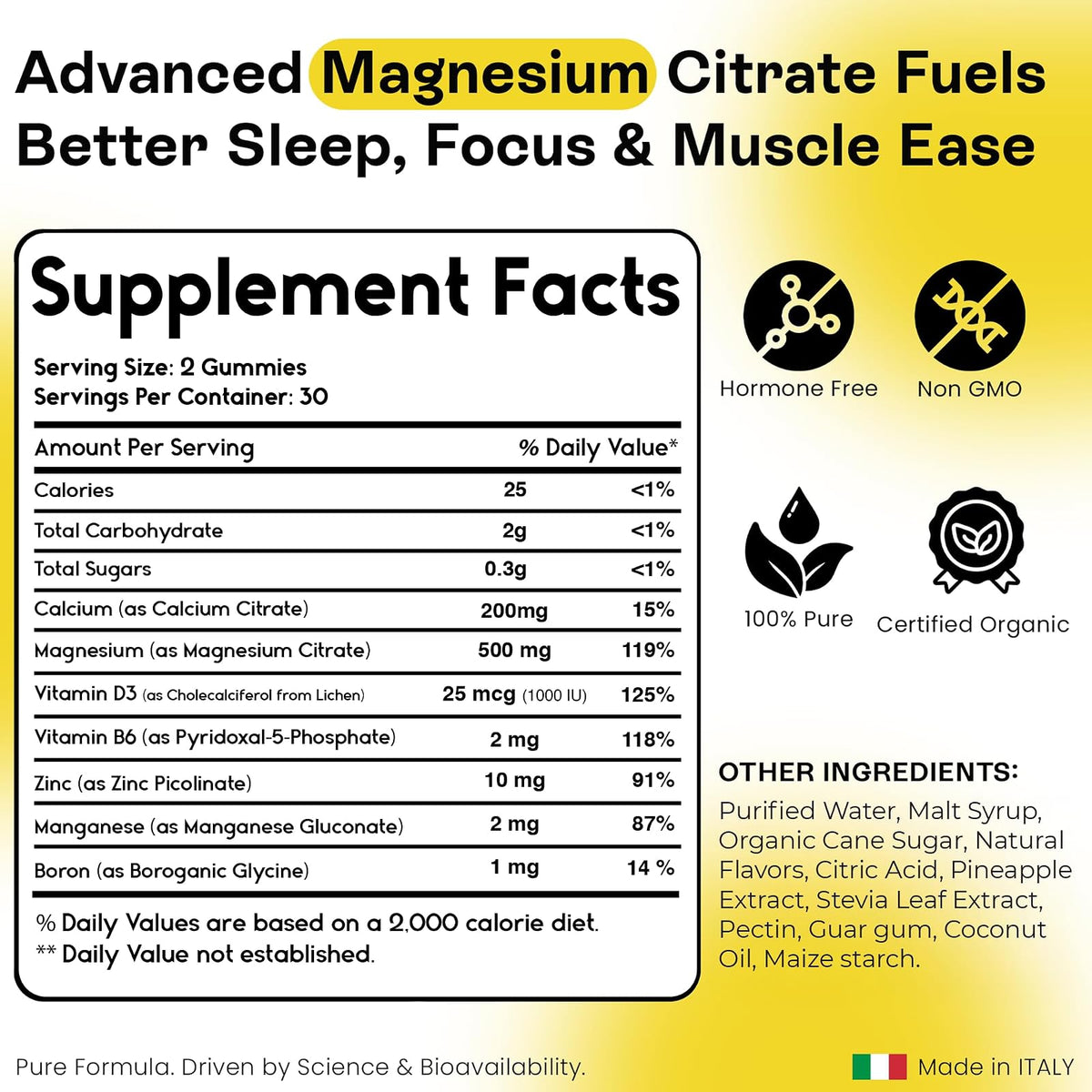 tasty pineapple flavour magnesium supplement