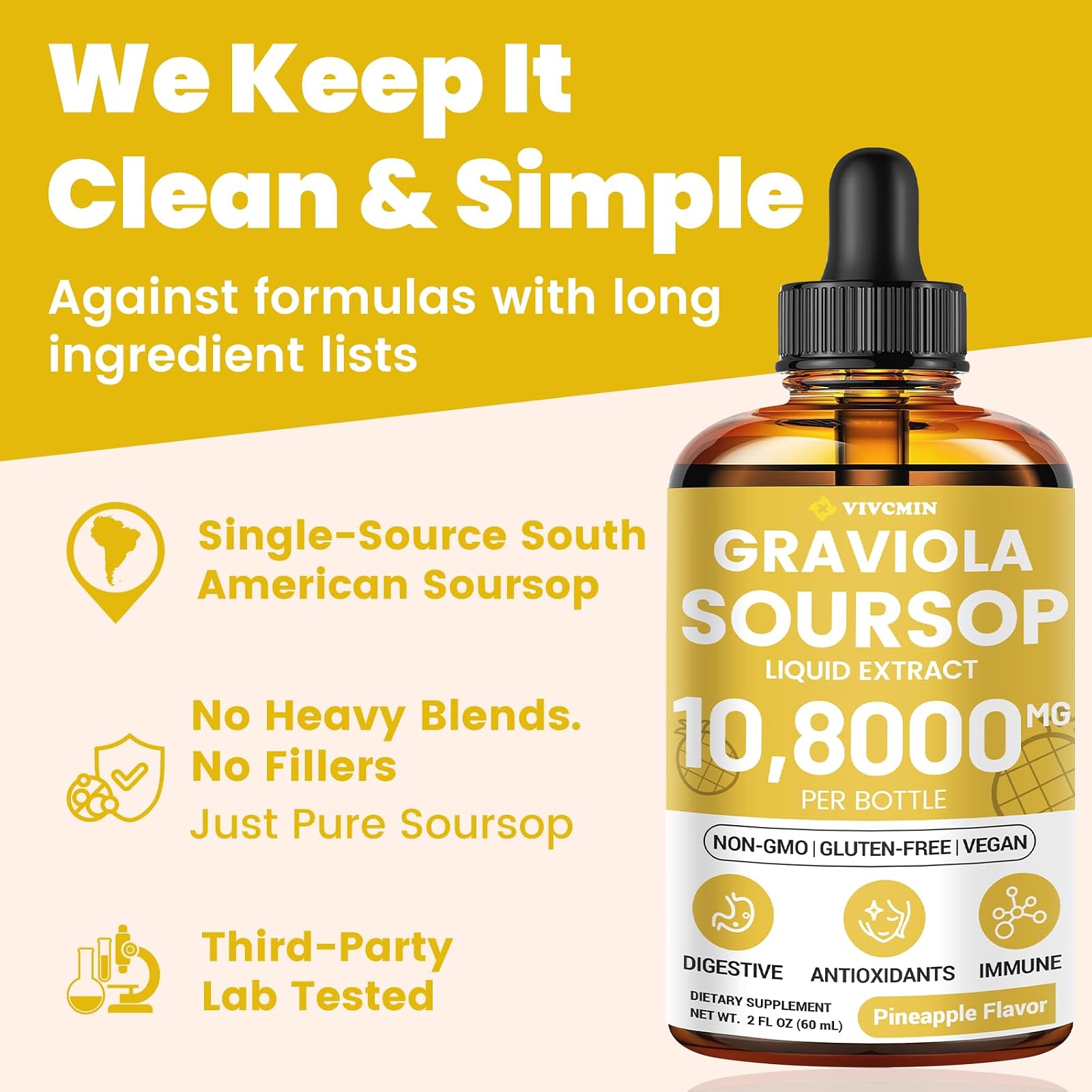 tasty pineapple flavoured antioxidant blend