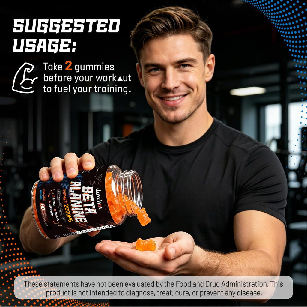Tasty pre-workout gummies for athletes
