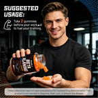 Tasty pre-workout gummies for athletes
